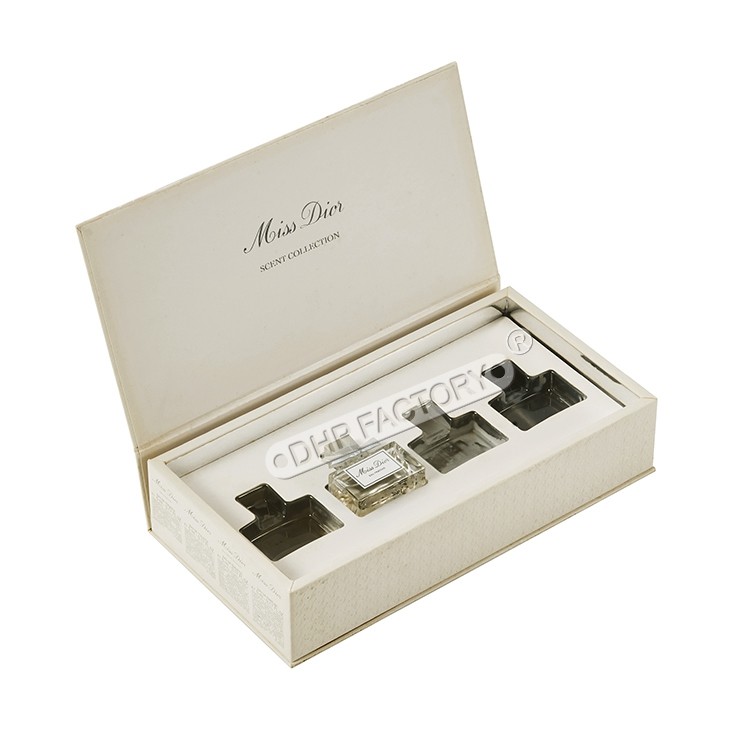 Elegant White Magnetic Paper Cardboard Perfume Box Perfume Bottle ...